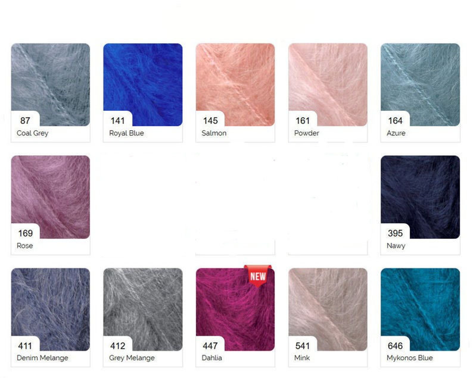 Blue Mohair Sweater Hand Knit Women Jumper Angora Wool - Etsy