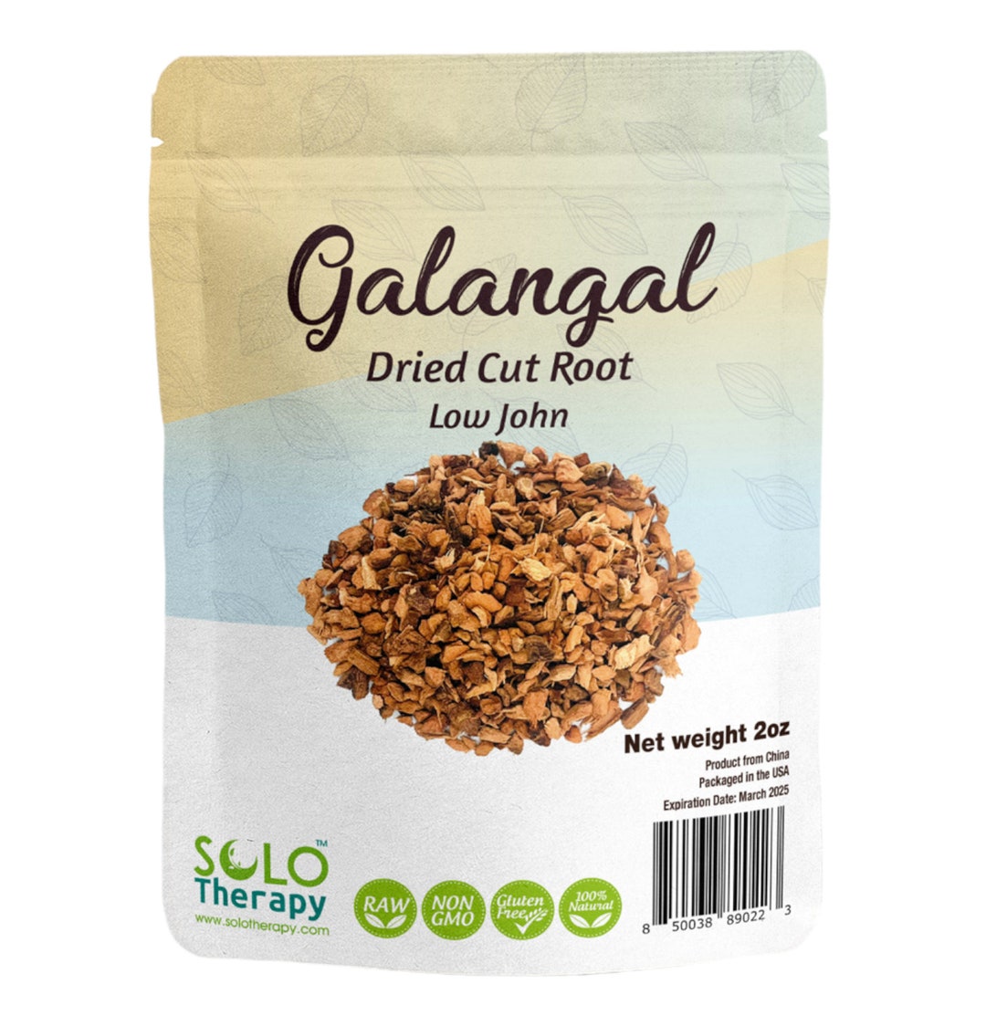 Galangal Root 2 Oz. , Galangal Dried Cut Root, Low John Root ...