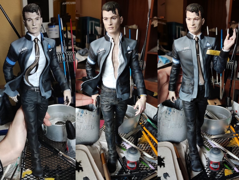 Connor RK800/RK900 Detroit: Become Human Fanart - Etsy