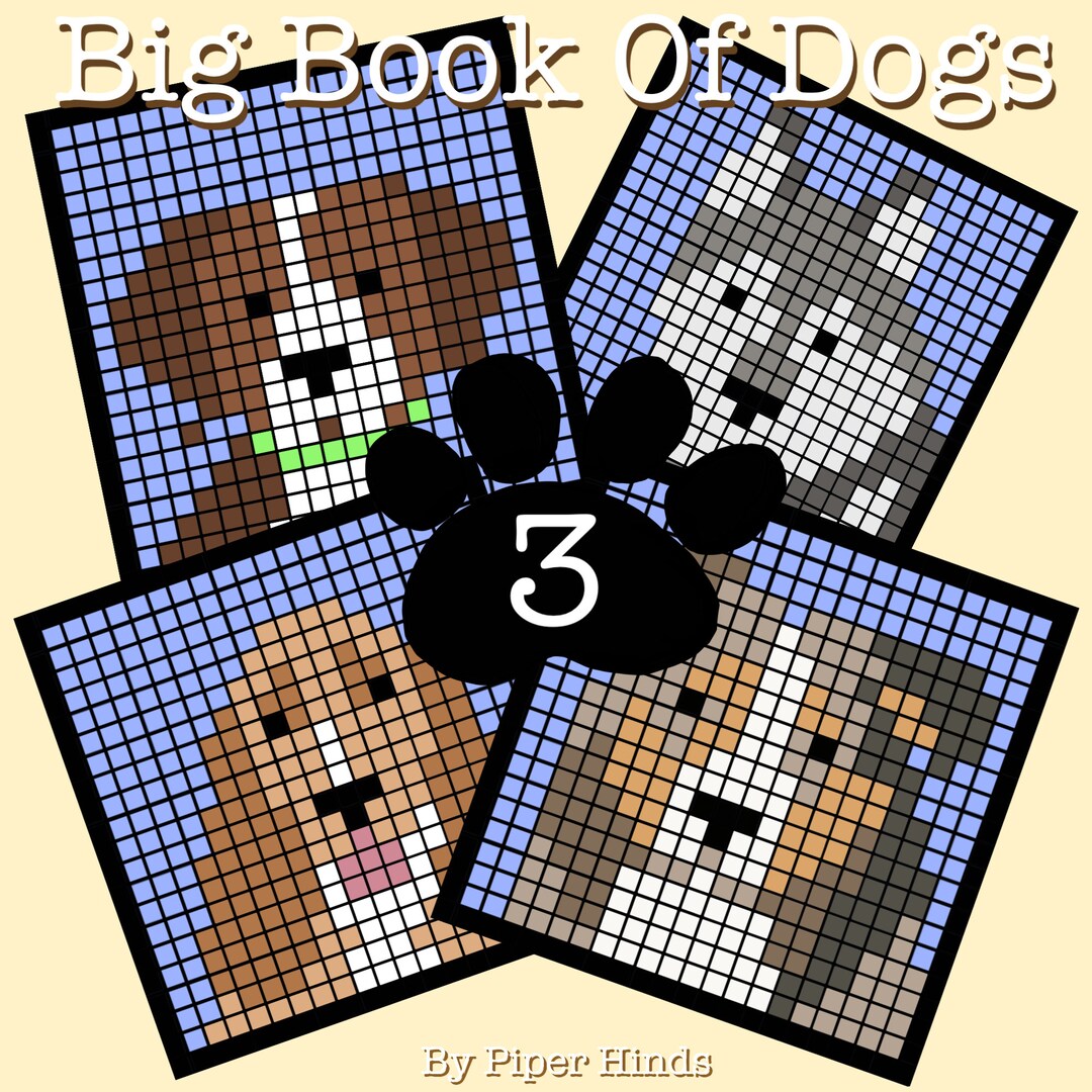 Big Book of Dogs Three Crochet Digital Pattern - Etsy