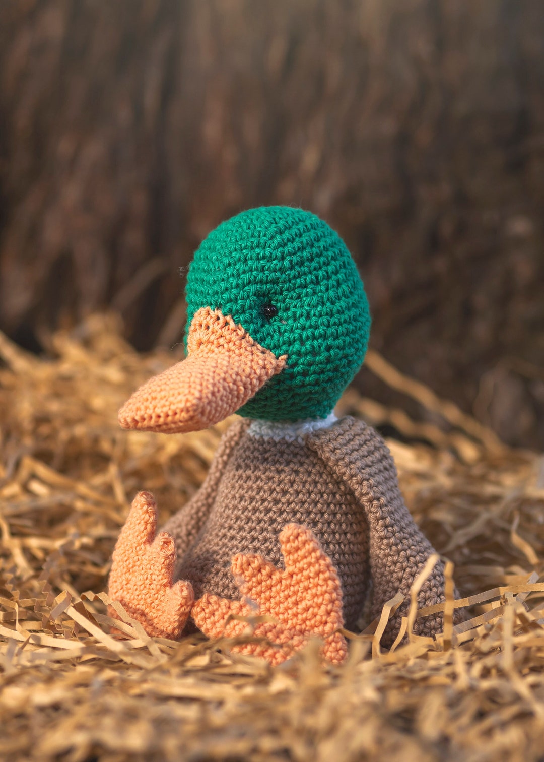 Mal the Mallard Duck Crochet Digital Pattern - Etsy