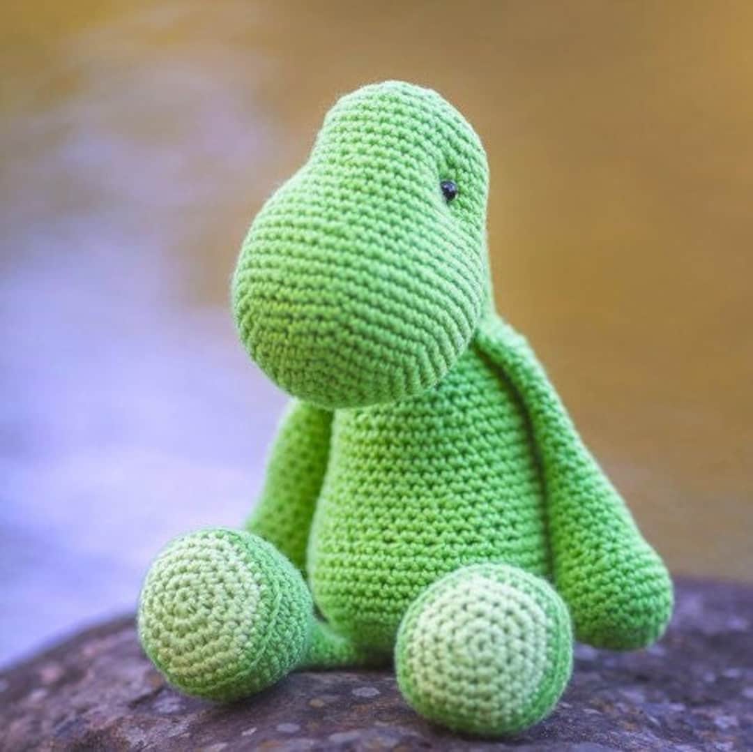 Little Pooko's Friends Brontosaurus Crochet Digital Pattern - Etsy