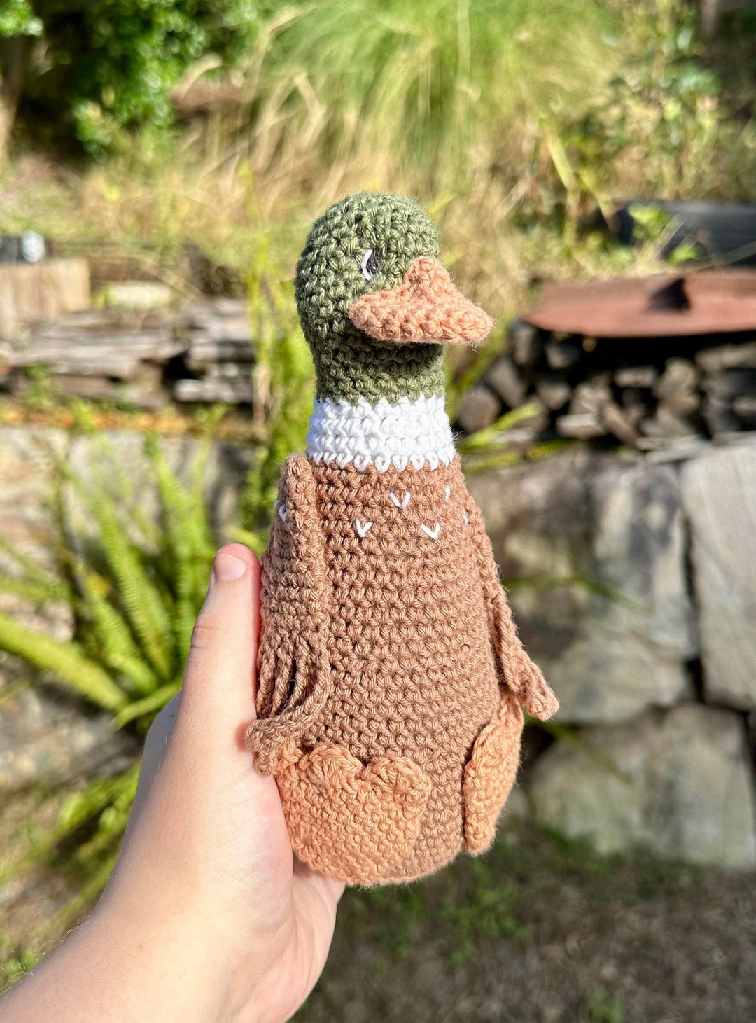 Mallard Duck Crochet Pattern Digital - Memphis's Animal Buddies - Etsy