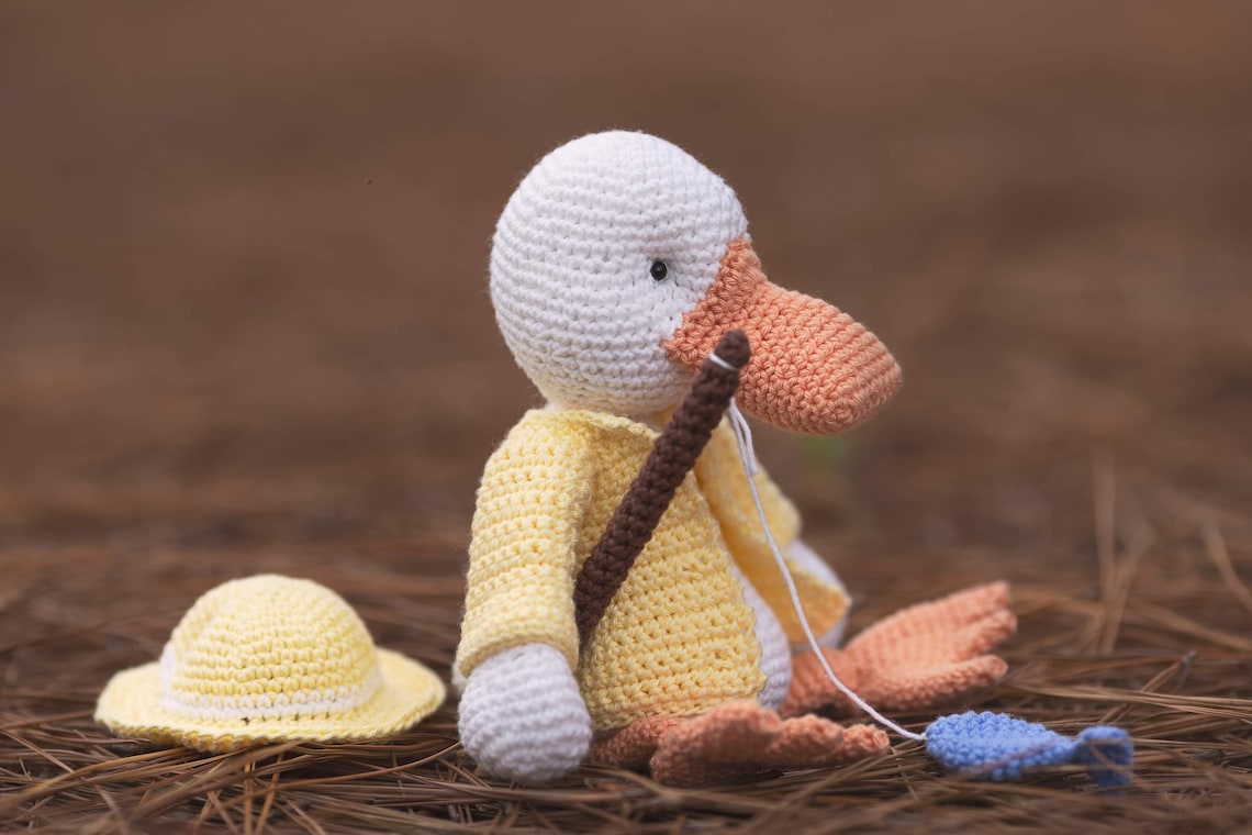 Little Pooko's Friends White Duck Mallard Duck - Etsy
