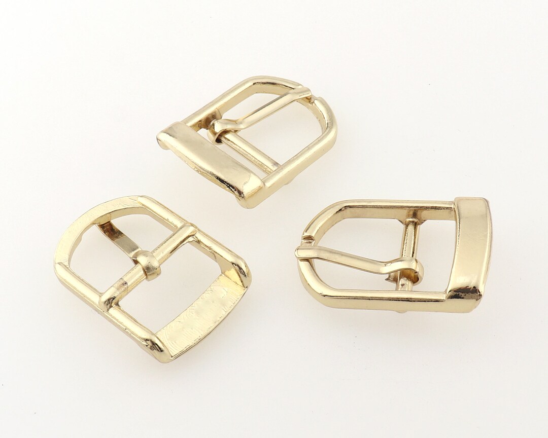 Strap Buckles 3/4" Inner Light Gold Buckle Center Bar Buckles Belt Bag ...