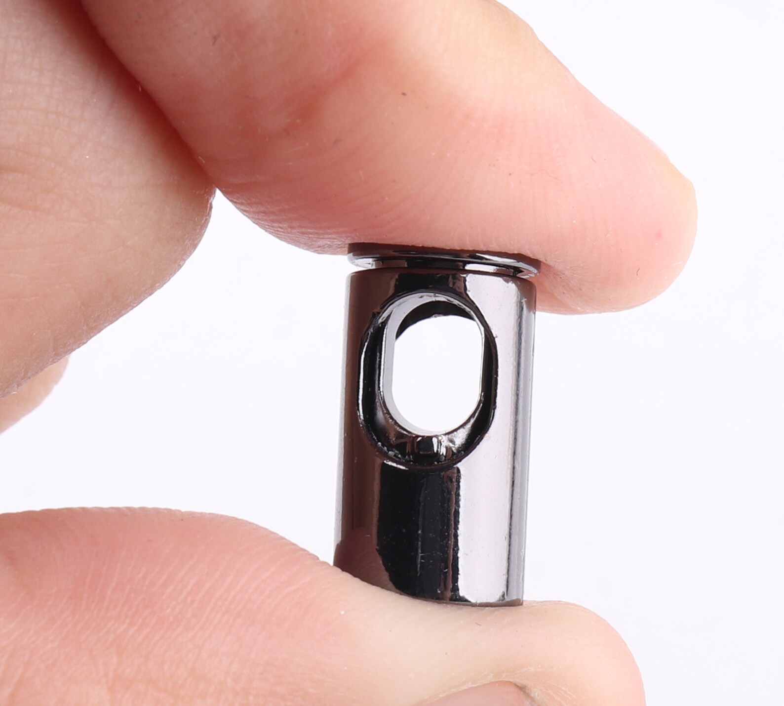 Black Color Cord Lock, Spring Cord Lock, Cord Clasp, Lock End Toggles ...