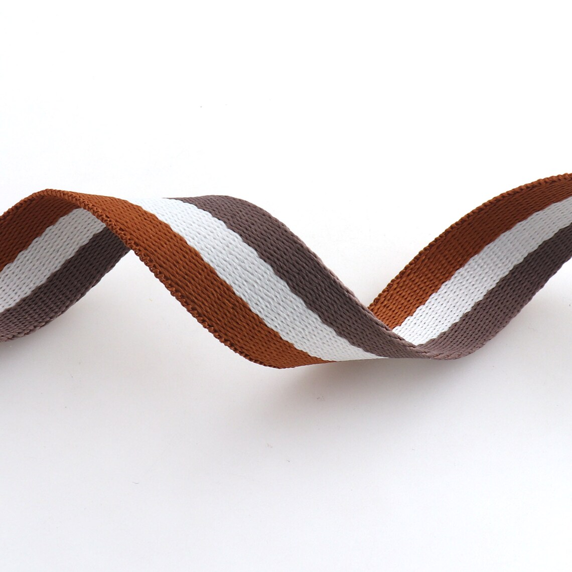 1 Inch Nylon Webbing Brown Color Stripe Webbing High Quality - Etsy