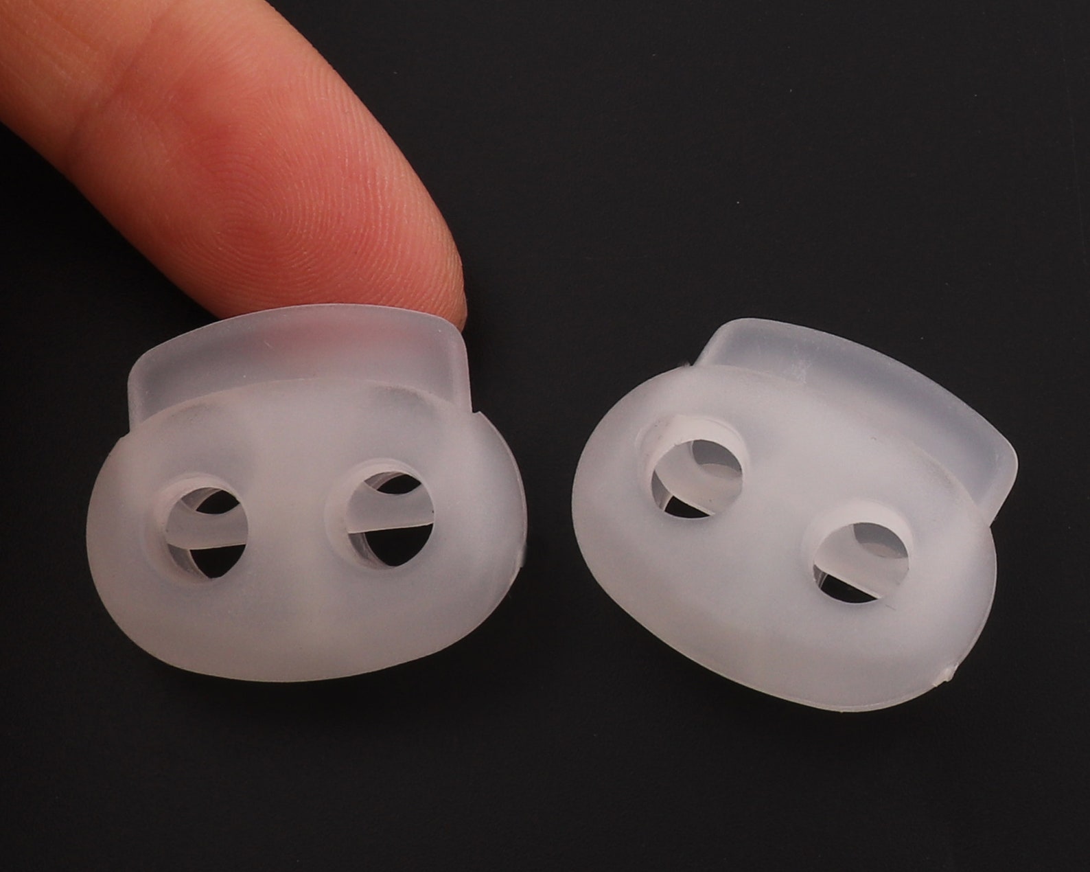 1''inch Clear Elastic Cord Lock Plastic Elastic String - Etsy Australia