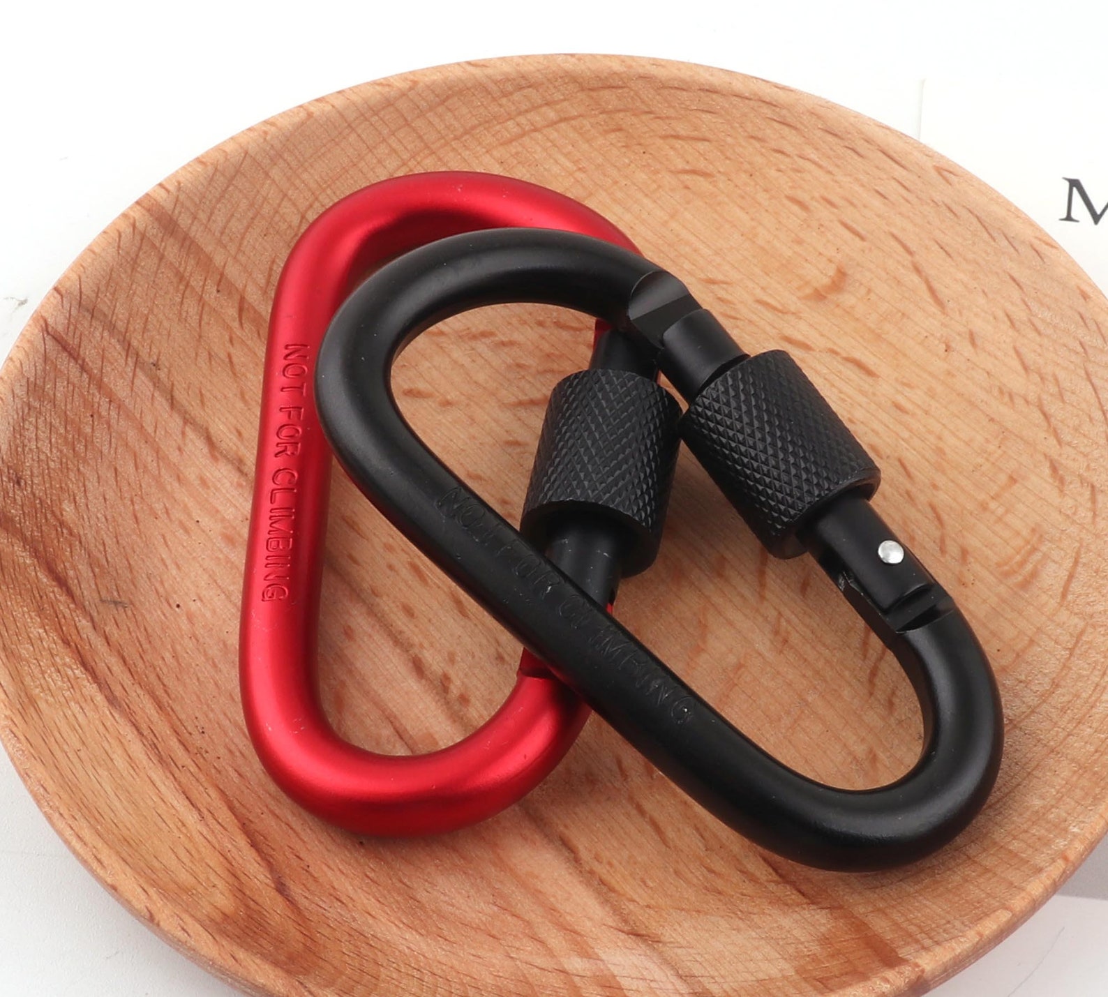 Fashion Carabiner Lock Carabiner Clasp Black/red/orange Carabiner ...
