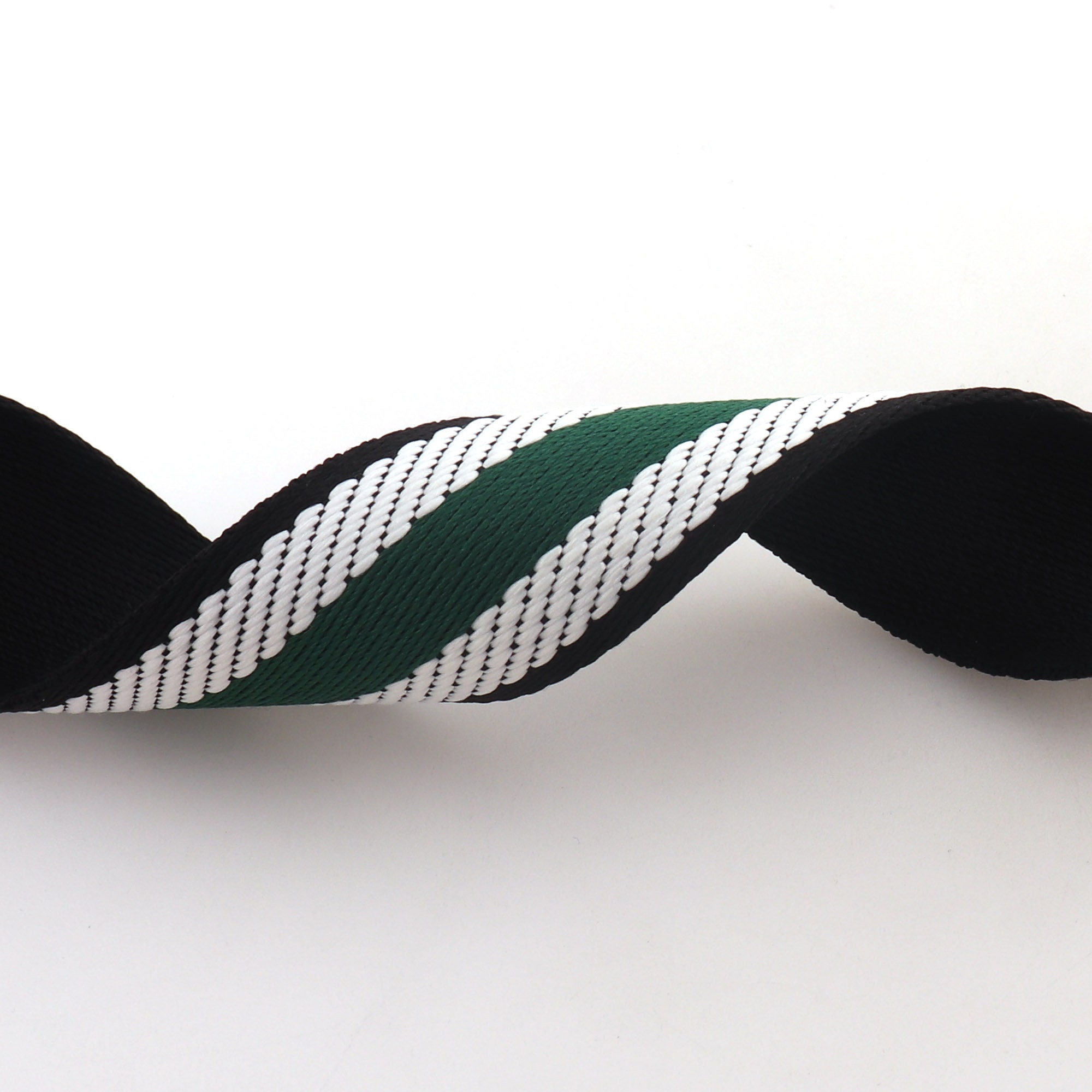 1 1/2inch Cotton Webbing Black Stripe Webbing Fabric Key Fobs | Etsy