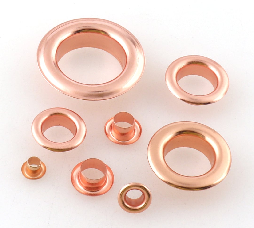 100pcs Rose Gold Eyelets With Washer Grommets Scrapbooking Garment ...