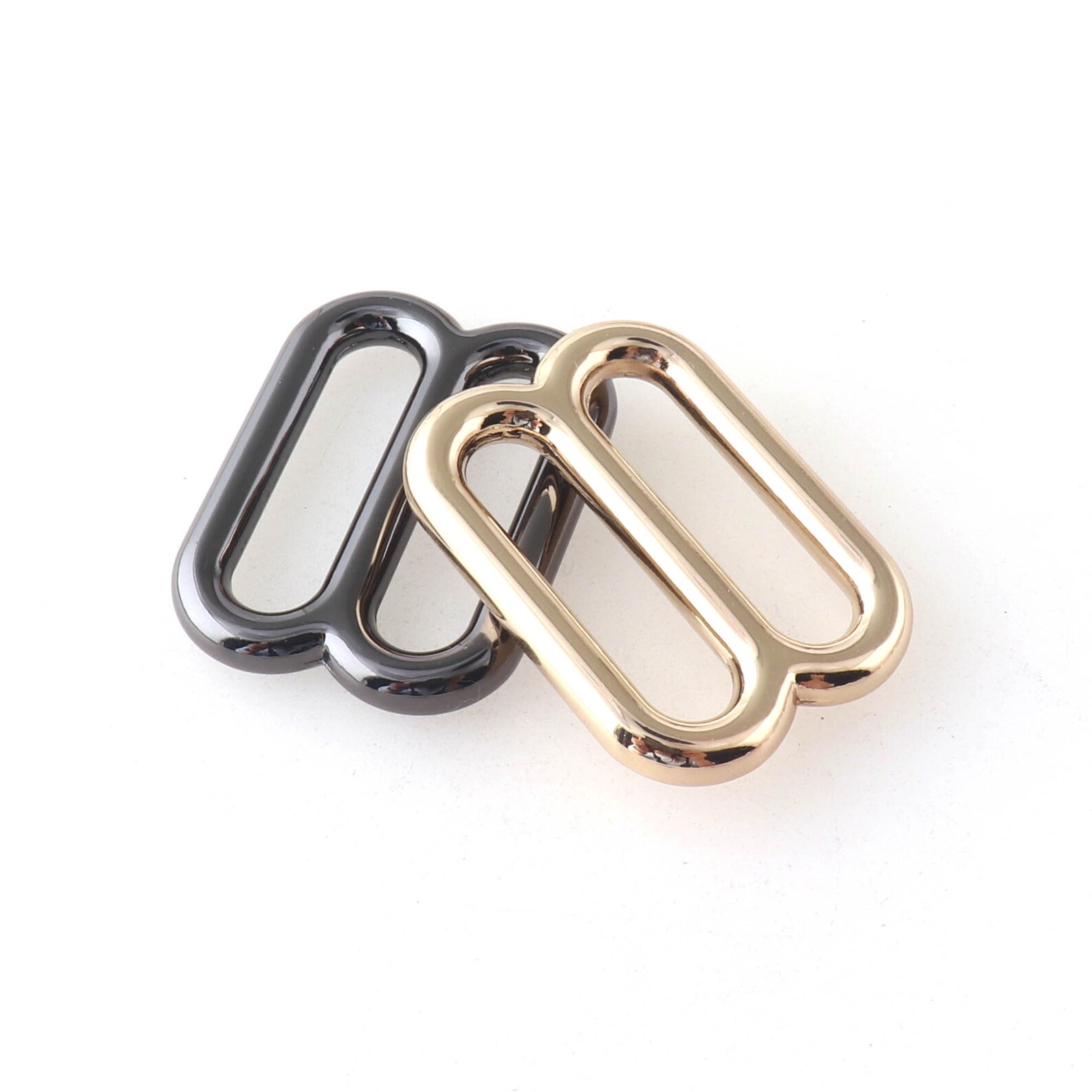 25mm Metal Oval Ring Bag Strap Ring Slide Bar Buckle Purse Ring Leather ...