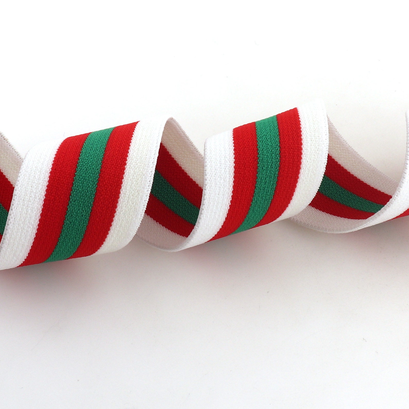 1 1/2'' High Elastic Striped Webbing Elastic Stretch Band Ribbon ...