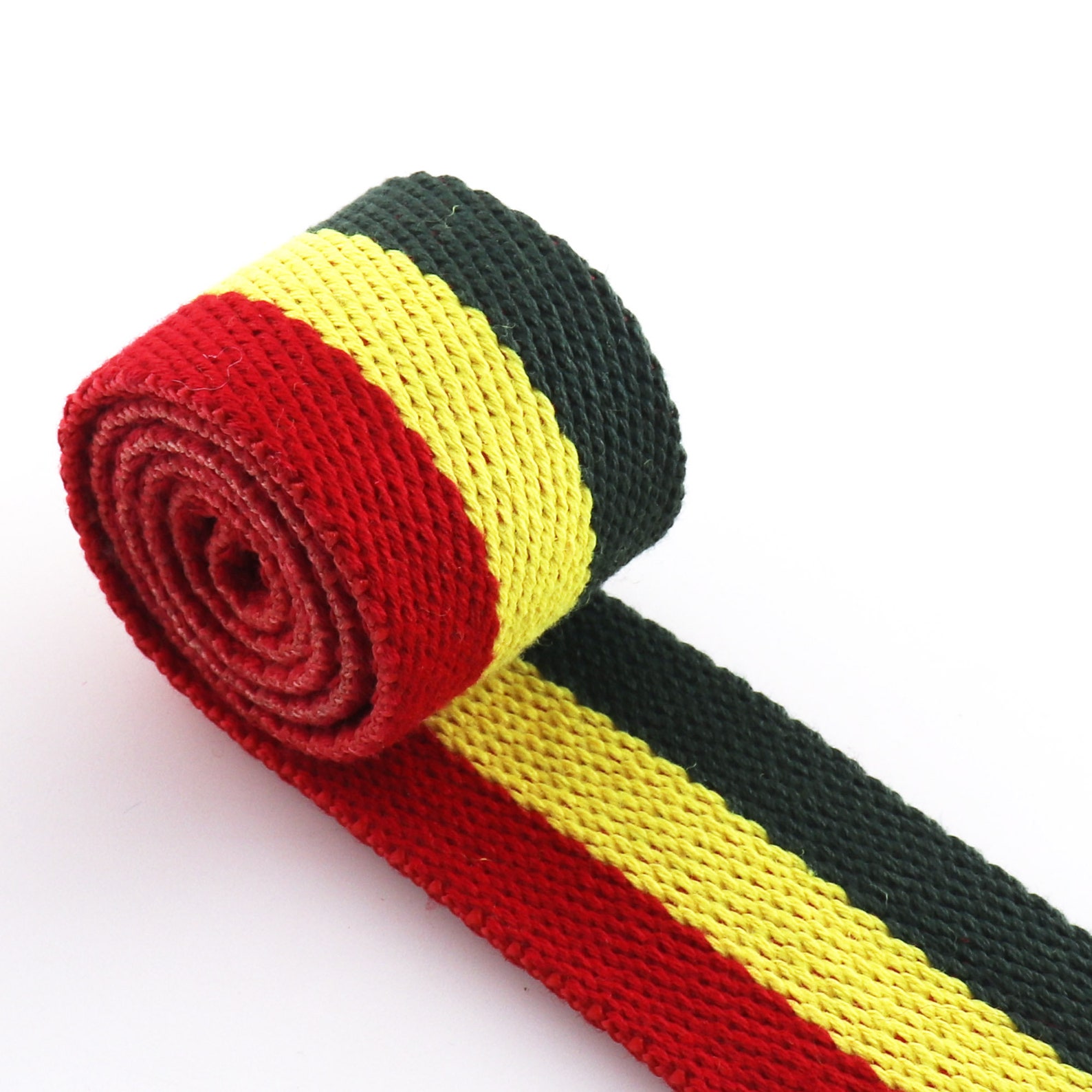 38MM Color Cotton webbing Stripe Webbing Fabric belt Webbing | Etsy