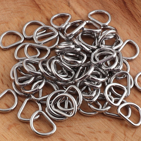 Silver Metal D Rings Connector Rings D Shaped Buckle Strap | Etsy