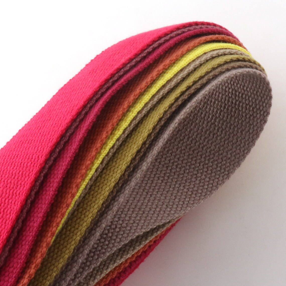 1.5 Inch Cotton webbing colorful Webbing Dog Collar Strap | Etsy