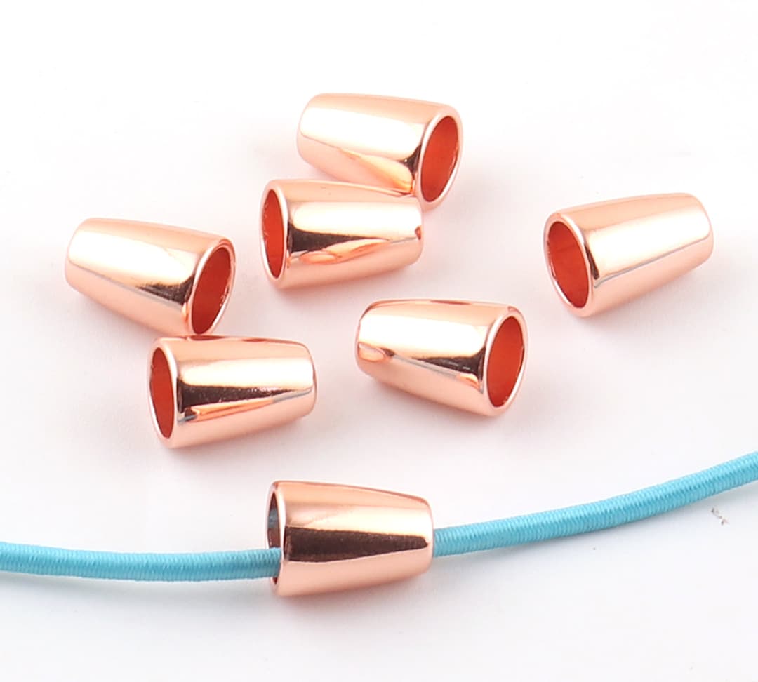 Rose Gold Toggle Cord Metal Cord Lock Stopper Cord Toggle Lock Rope ...
