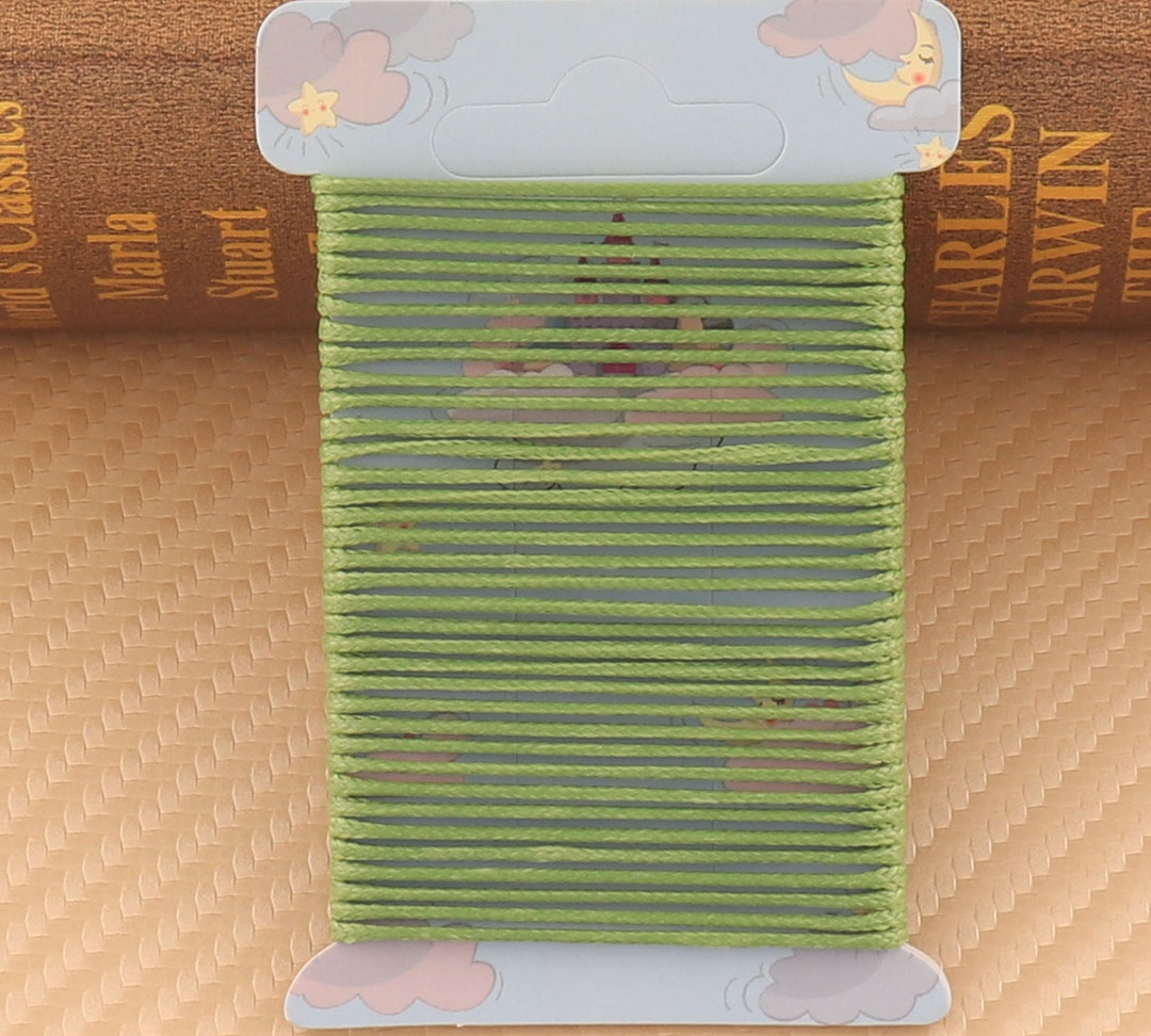 1.0 Mm Green Color Korea Wax Rope Necklace Rope Pendant Pendant Rope ...