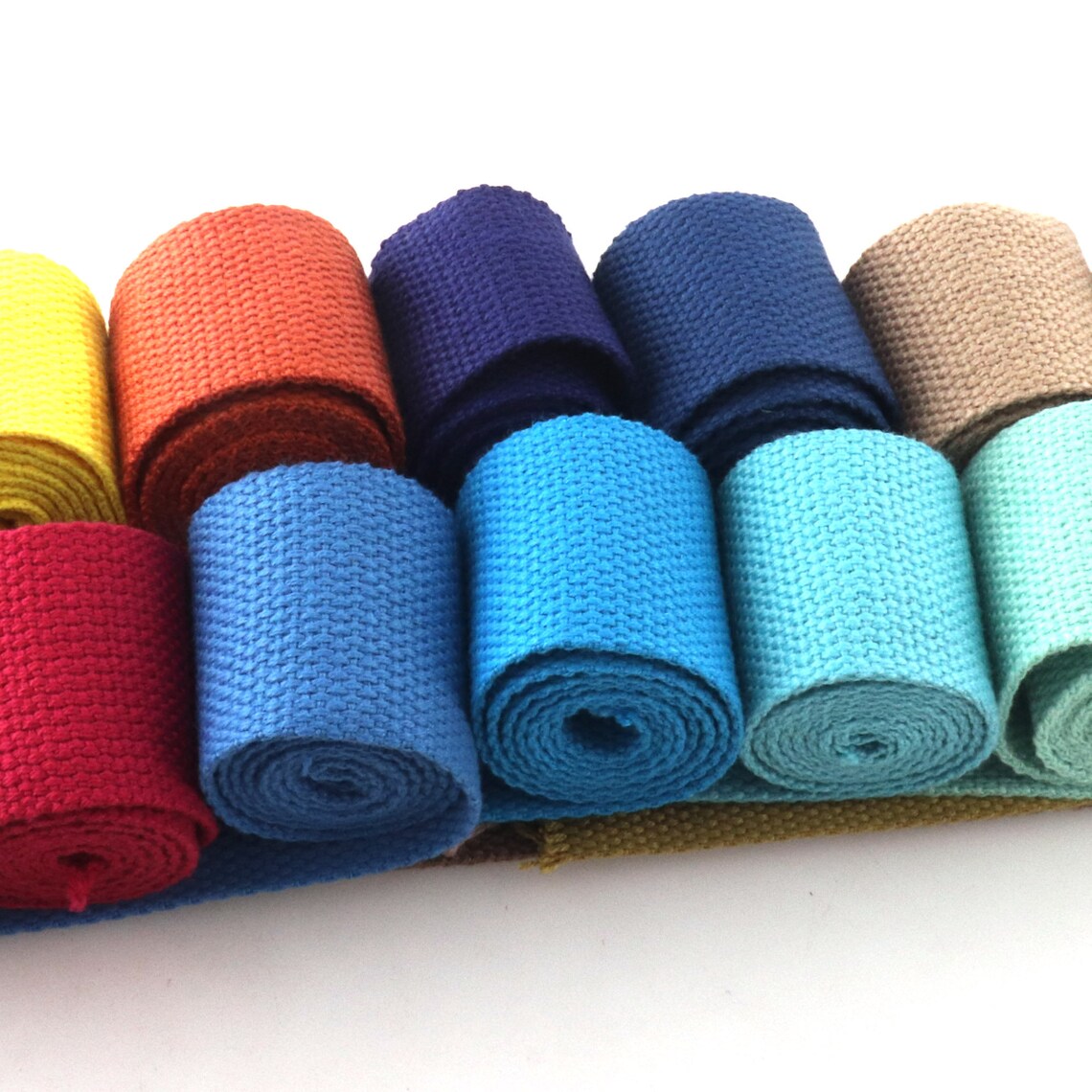 38mm Cotton Webbing Multiple Blue Color Strap Webbing Dog | Etsy