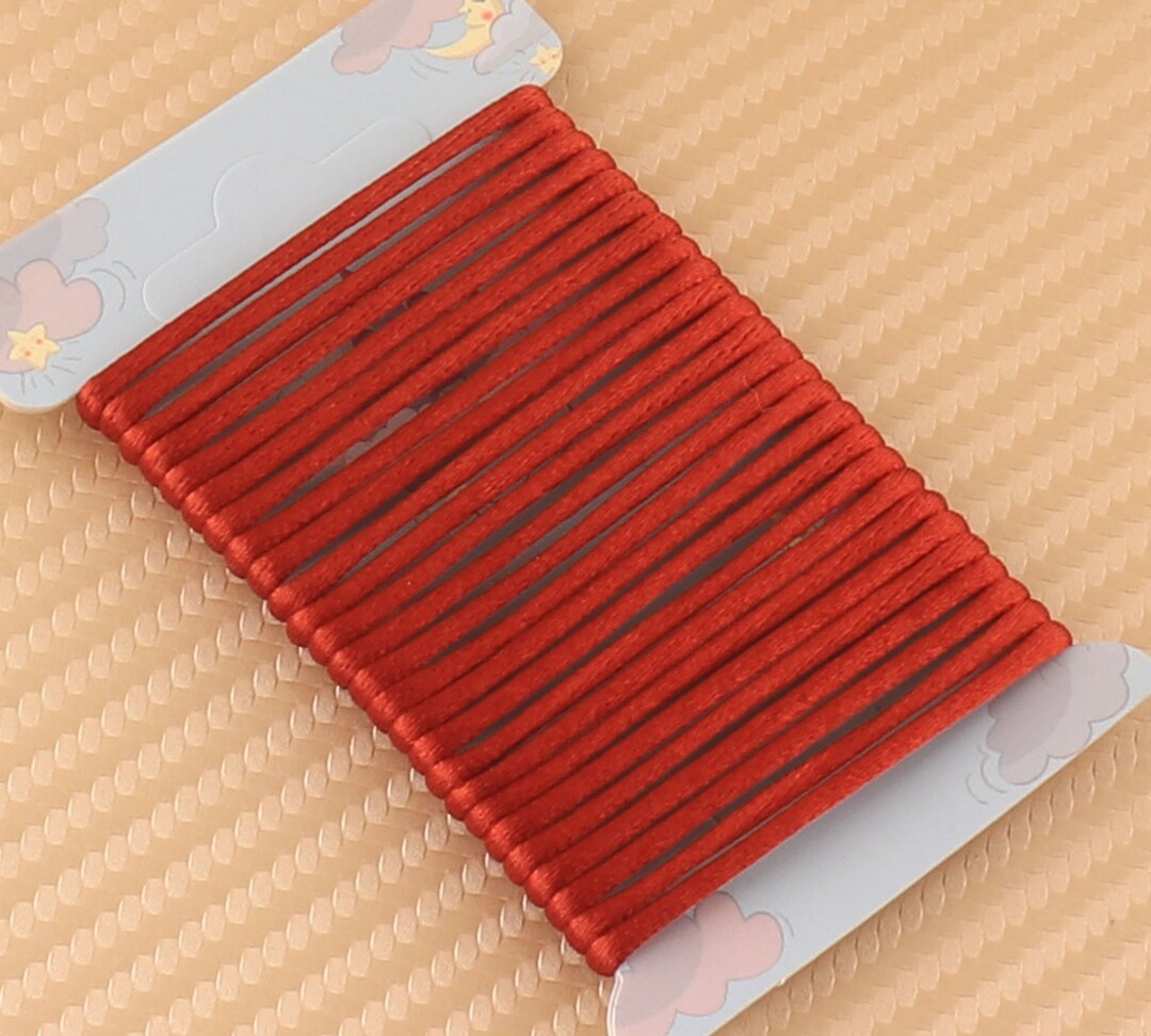 2.0 Mm Red Color Rope Chinese Knotted Wire Braided Automobile - Etsy