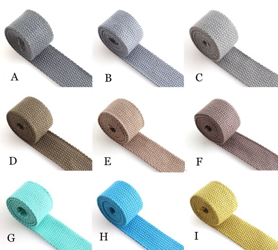 25mm Colorful Webbing Cotton Webbing Ribbon Belt Strap Key | Etsy