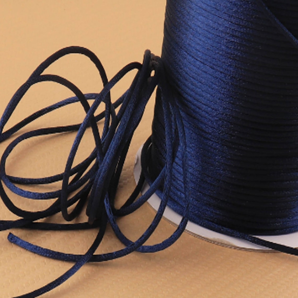 2mm Satin Nylon Cord colorful Chinese knot woven rope thin | Etsy