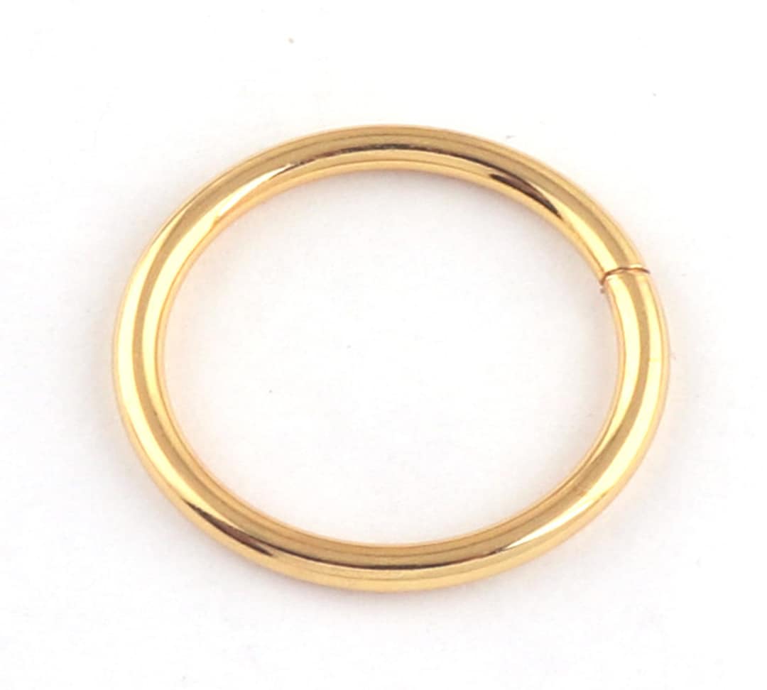 Gold O-rings Bag Making Supplies 1 Inch O Ring Craft Rings for Bag Belt ...