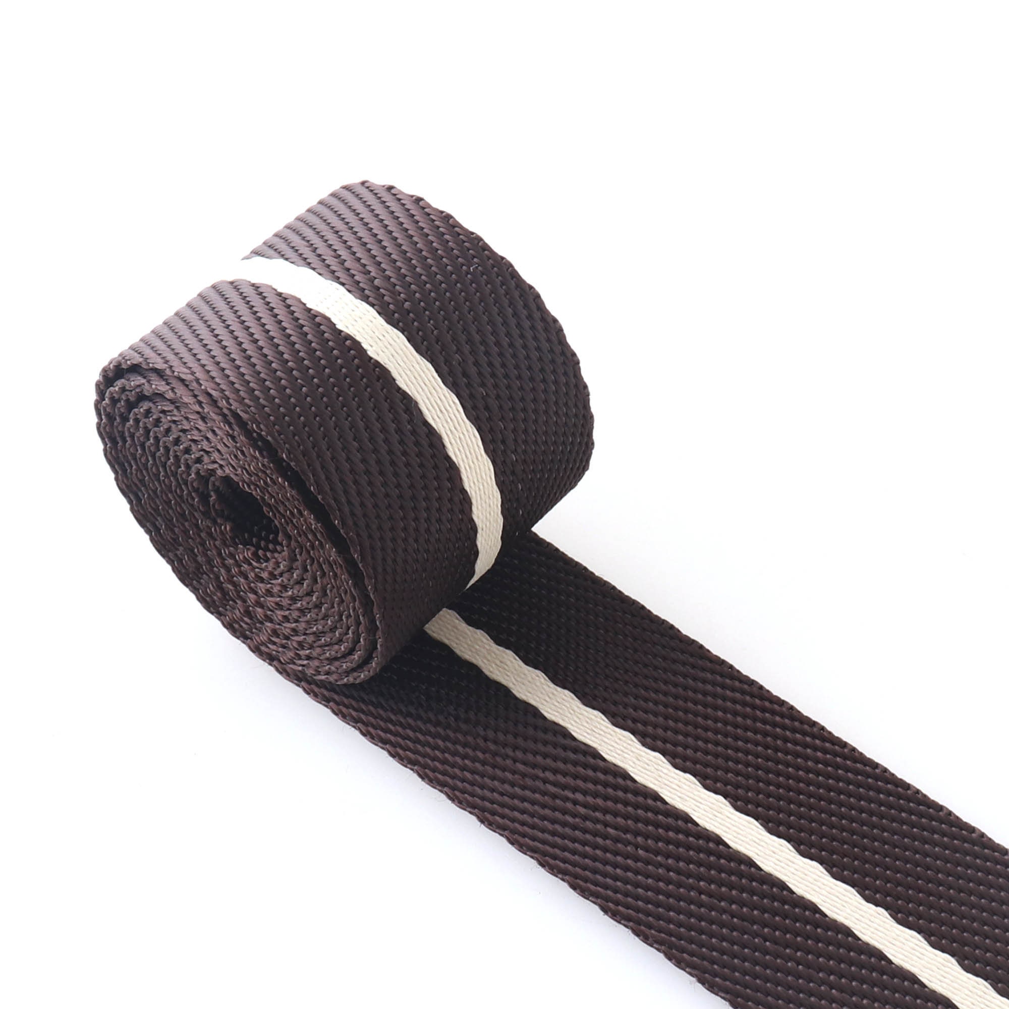 32mm Nylon webbing Pet collar webbing black/brown stripe nylon | Etsy