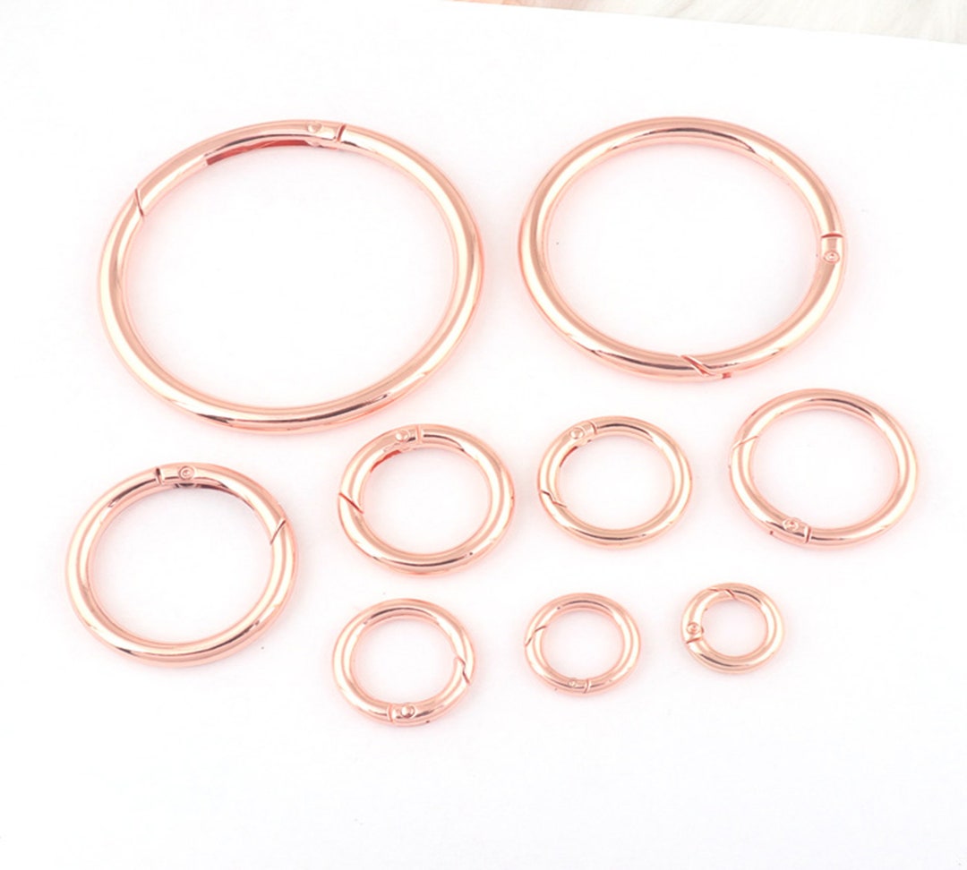 Multi Size Rose Gold Spring Ring Extra Large Spring O Ring Rainbow ...