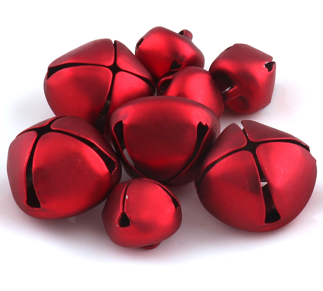 Red Matte Color Jingle Bells Sound Bells Top Quality Christmas ...