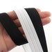20MM Cotton Webbing Black and White Webbing Strap Ribbon for Tape Bag ...