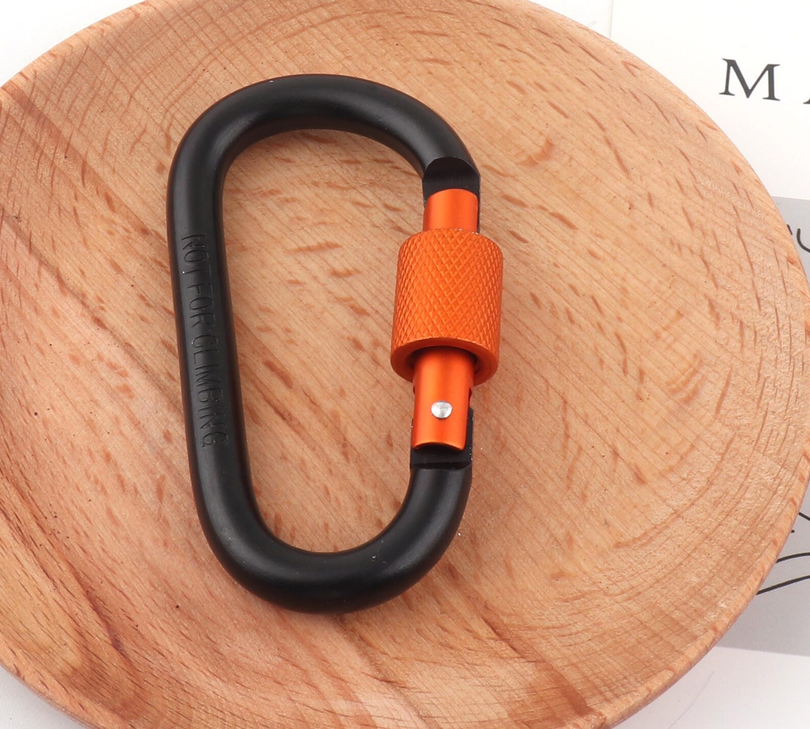 Fashion Carabiner Lock Carabiner Clasp Black/red/orange Carabiner ...