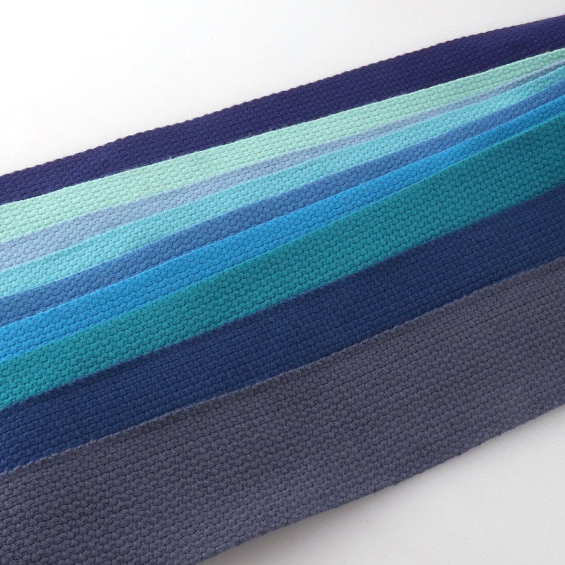 38mm Cotton Webbing Multiple Blue Color Strap Webbing Dog | Etsy