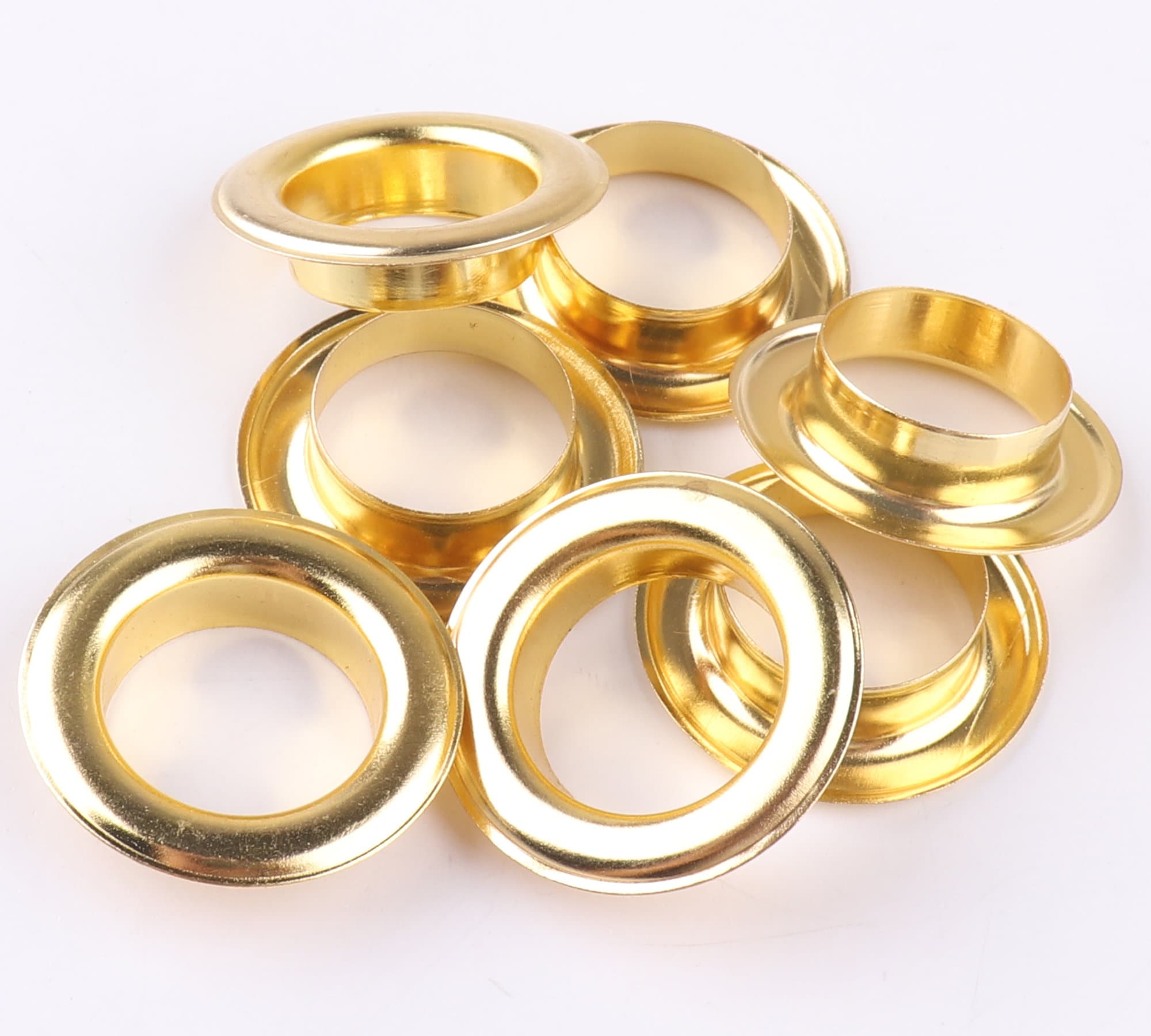 Ojales metálicos de oro de 17 mm ojales con remaches arandelas | Etsy ...