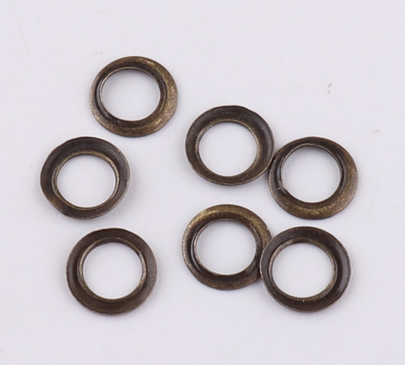 Antique Bronze Round Eyelet Grommet 3 Mm Holegreat for | Etsy