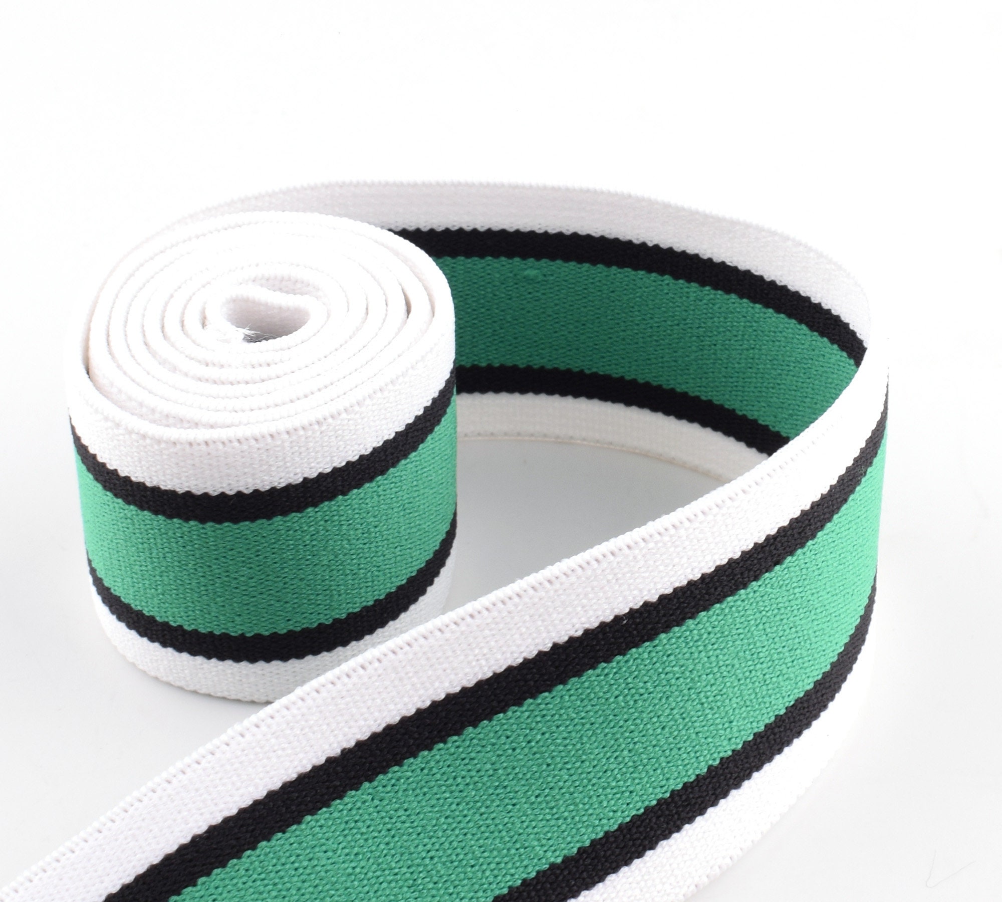 1 1/2 Inch Colorful Stripe Elastic Webbing Elastic Waist Band Elastic ...