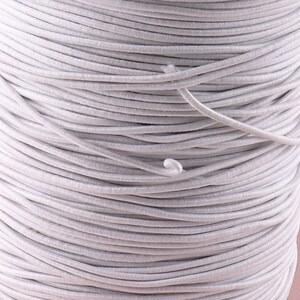 2.0 Mm Elastic Rope Cord White Color Elastic Band Stretch Cord for ...