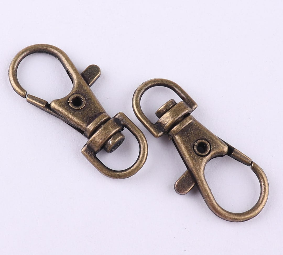 Bronze Metal Swivel Clasp 11/4'' (33mm Length) Trigger Swivel Clip Snap ...