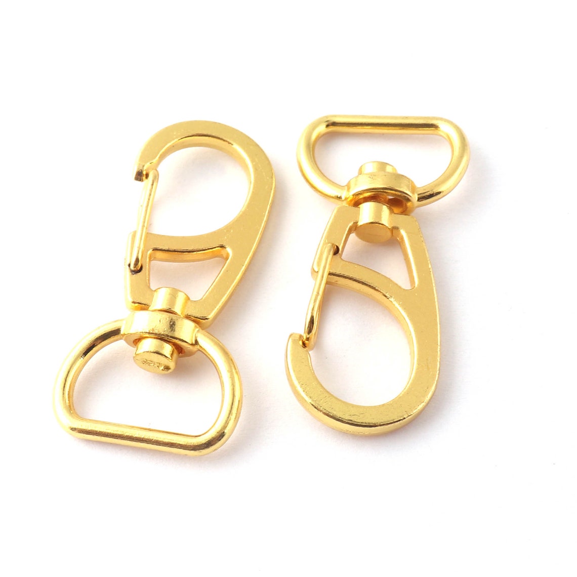 Gold Metal Swivel Clasp Snap Hook Lobster Clasps with 17mm | Etsy