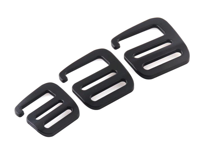 38mm/50mm Gunmetal Metal G Buckle G Hooks Strap Slider Hooks ZINC Alloy ...