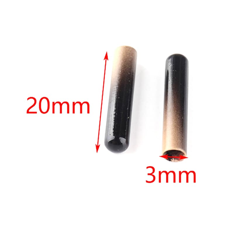 20mm Metal Aglets Shoelace Tips Bullets Shoelace Tips Tube Clasps Rope ...