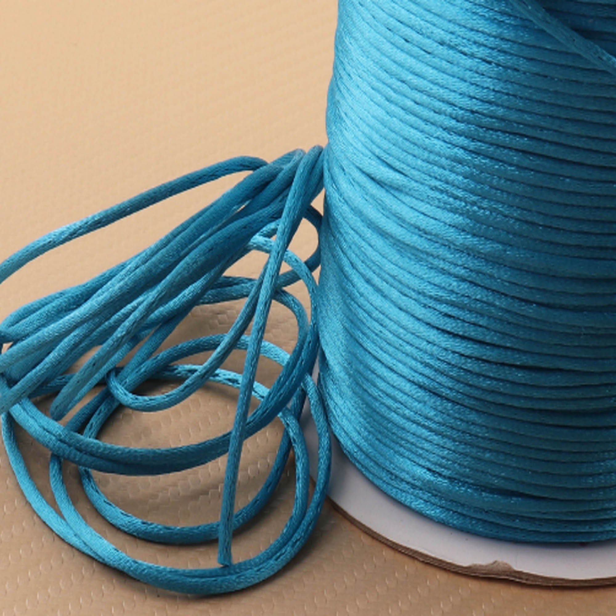 2mm Satin Nylon Cord colorful Chinese knot woven rope thin | Etsy