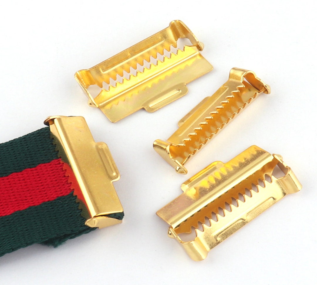 Gold Suspender Slide Adjusters for 1.5'' Webbing,ratchet Slides With ...