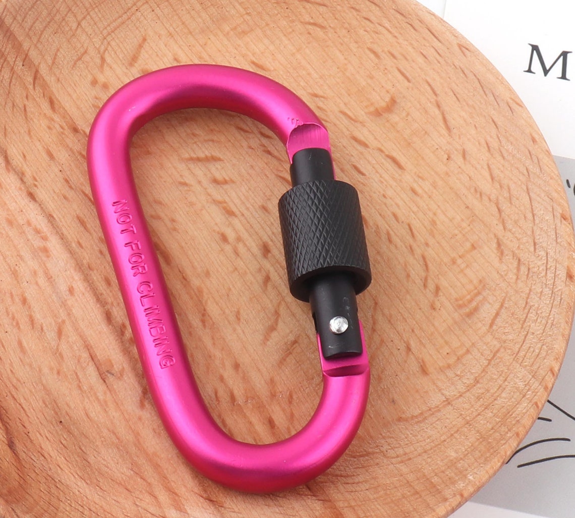 Matte Carabiner Lock Carabiner Clasp Blue/green/pink Carabiner ...