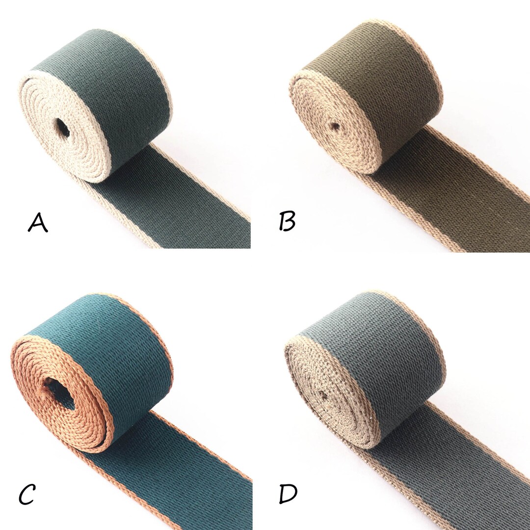 1.5''wide Cotton Webbing Blue Color Webbing Purse Bag Webbing Canvas ...