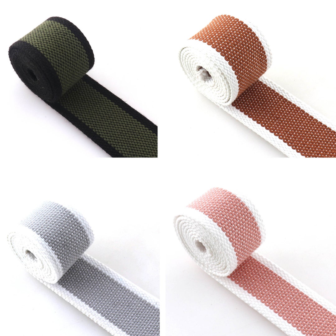 Cotton Webbing 1.25''/1.5'' Pink Color Webbing Fabric Belt Stripe ...