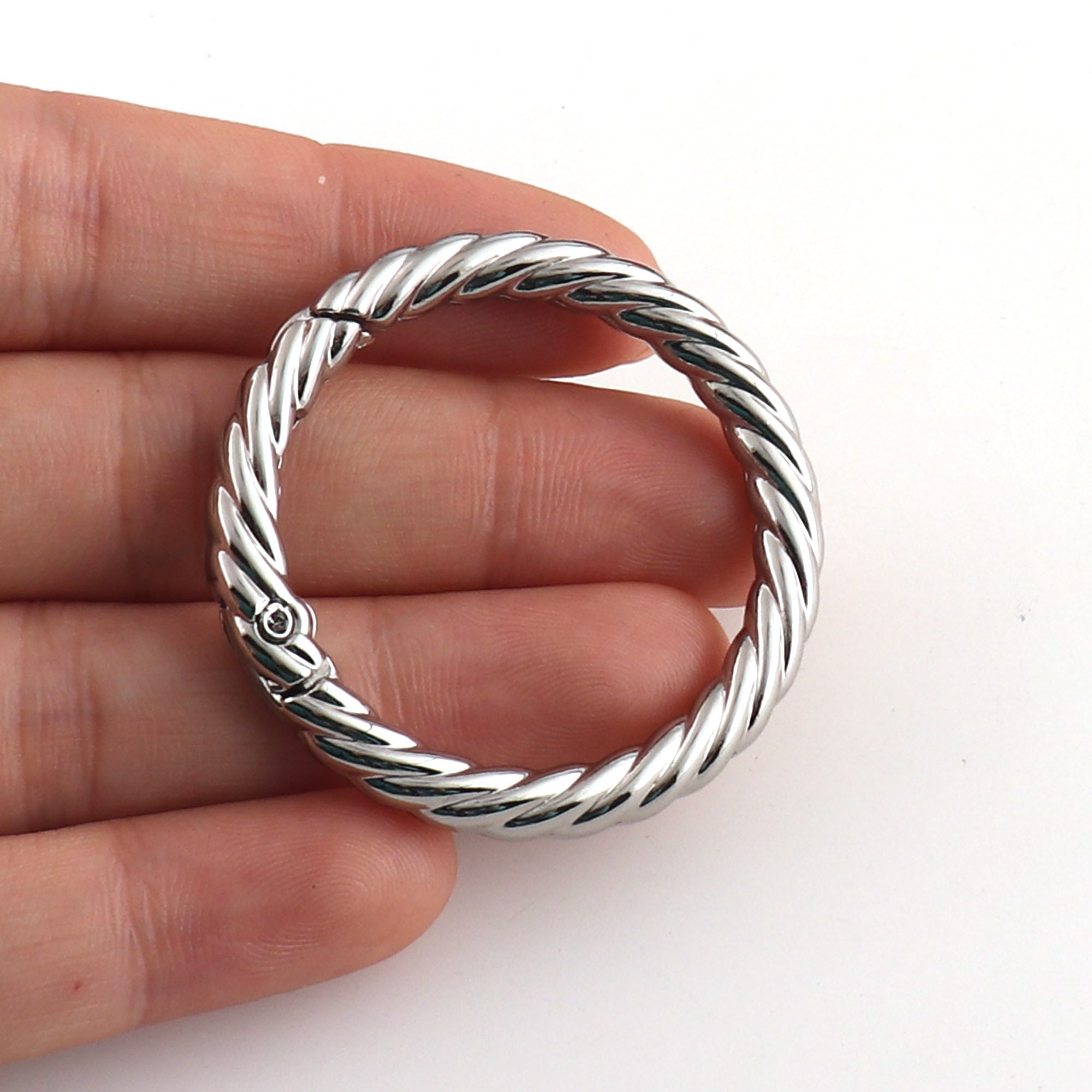 New Design Rope Rings Silver Metal Spring Ring Gate O Ring - Etsy Canada