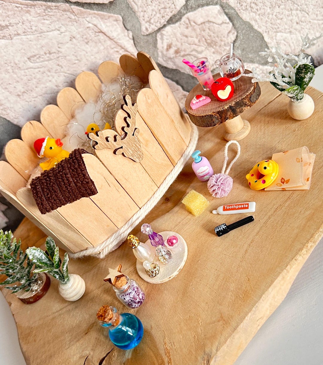 Rubber Duck, Gnome Accessories, Gnome Door, Miniatures, Bathing ...