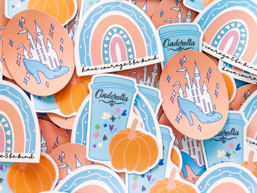 Cinderella Sticker Set - Etsy