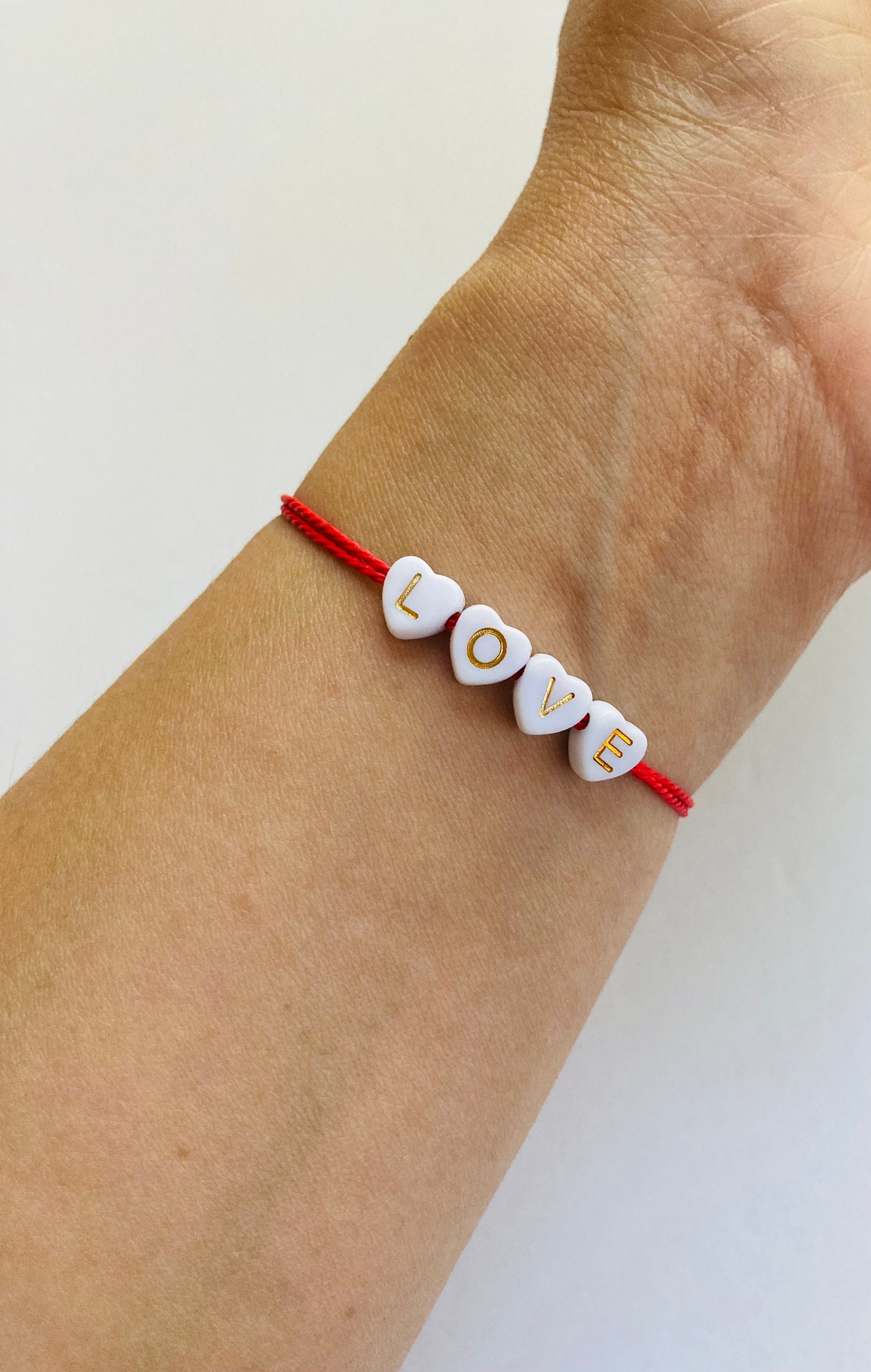 Pure Vida Bracelet Thread Cord Red Love Bracelet Wax String Waterproof ...